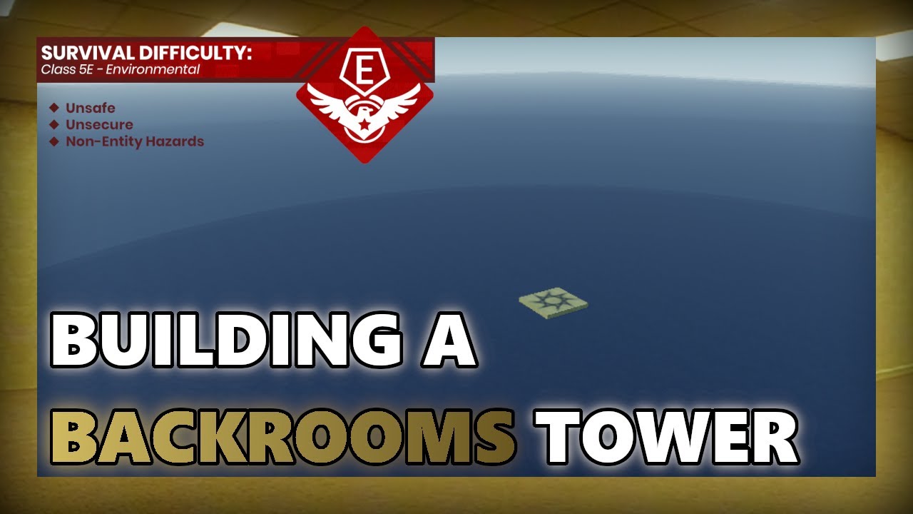 Building My FIRST JToH Tower in Roblox Studio | Tower of Liminal Spaces ...