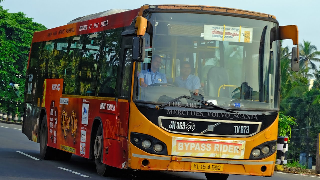KURTC | Volvo B7R 8400 | AC Seater | Ernakulam-Thiruvananthapuram ...