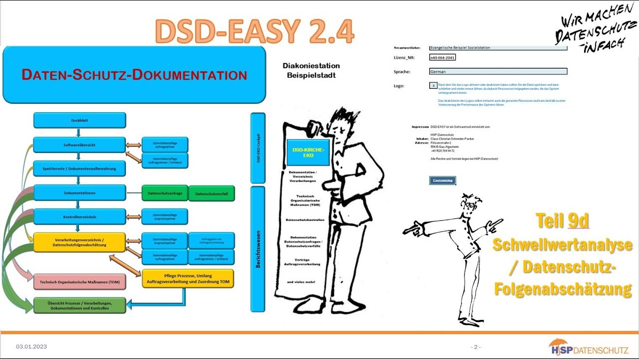DSD EASY 2 4, Teil 9d, Schwellwertanalyse / Datenschutz-Folgenabschätzung (Deutsche Version ...