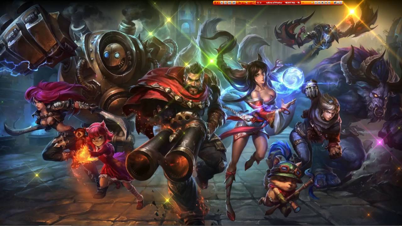 League of Legends Wallpaper 1920X1080 Effet 2D DJ ( ‿ )ღڪےღڰۣ - YouTube