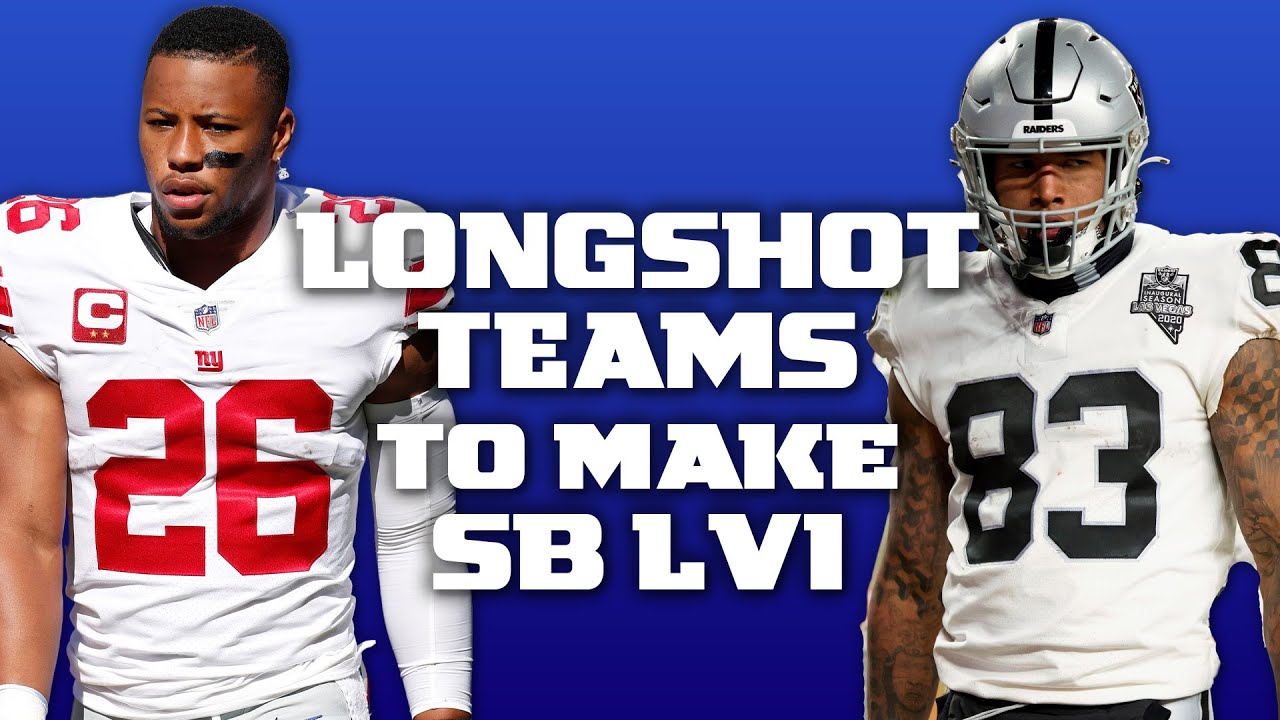 Longshot Teams that could reach Super Bowl LVI - YouTube