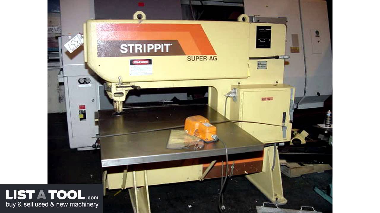 Strippit SUPER AG CNC Single Station Punch - YouTube