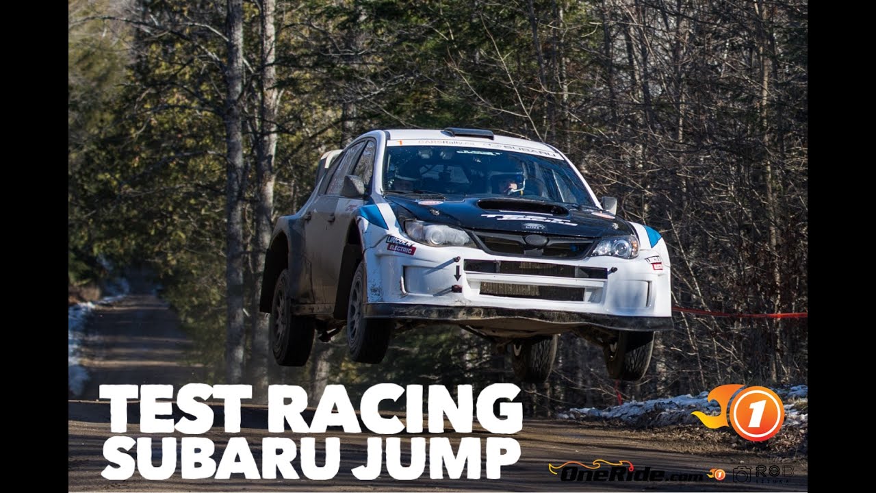 Subaru rally jump - YouTube