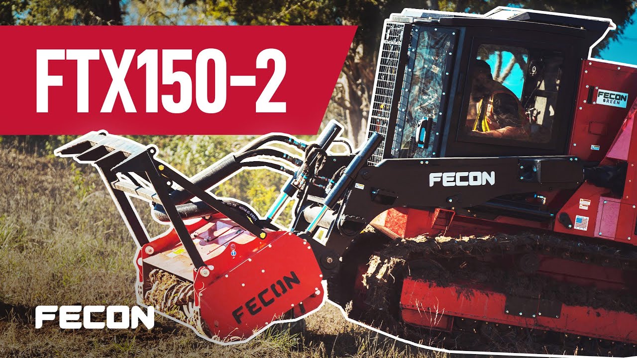 Fecon FTX150-2 | Dedicated Mulching Tractor - YouTube