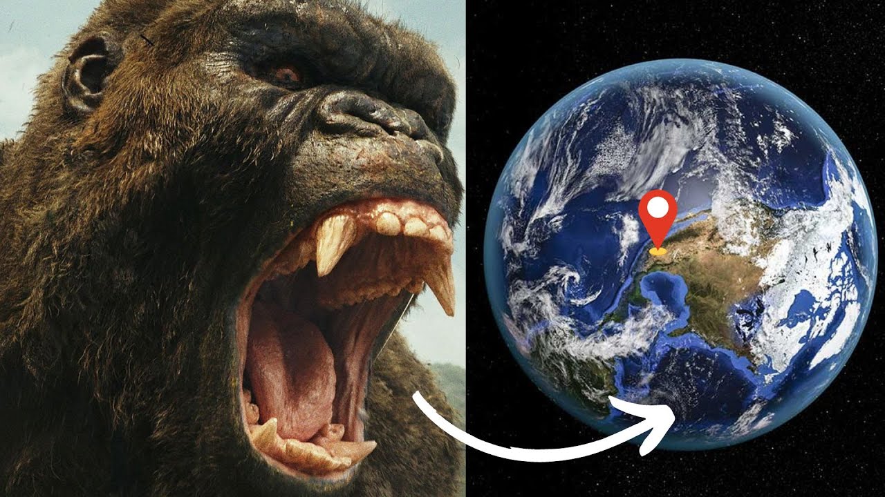 Znalazłem KING KONG Na Mapie Google Earth! SekretyMap - YouTube