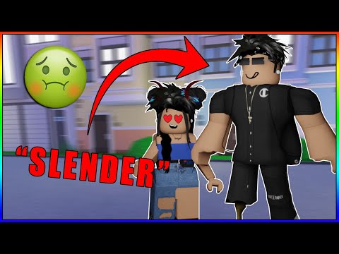 Becoming a slender in roblox (ROBLOX TROLLING)