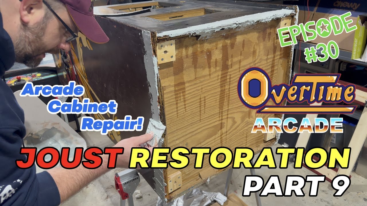 How to Repair Wood Damage on a Vintage 1980s Arcade Cabinet 🪚🛠️🗜️ ...