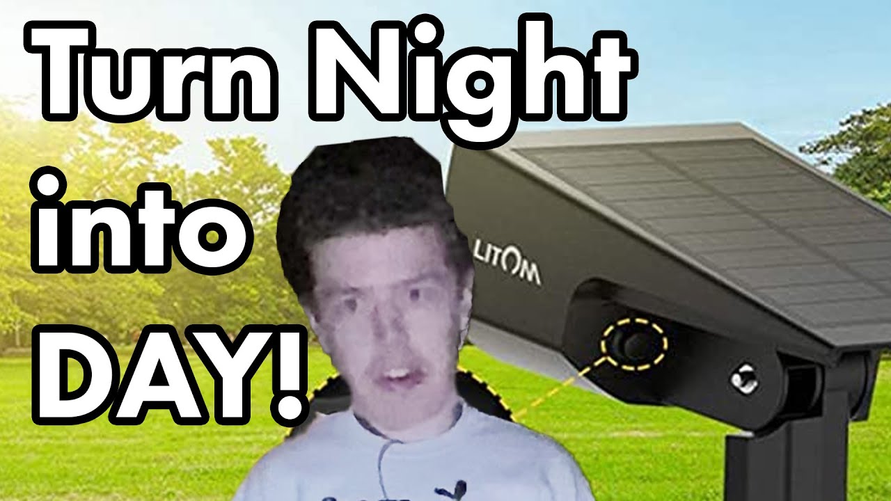 Best Solar Powered Spotlight Review | Litom 30 Outdoor LED Spotlight ...