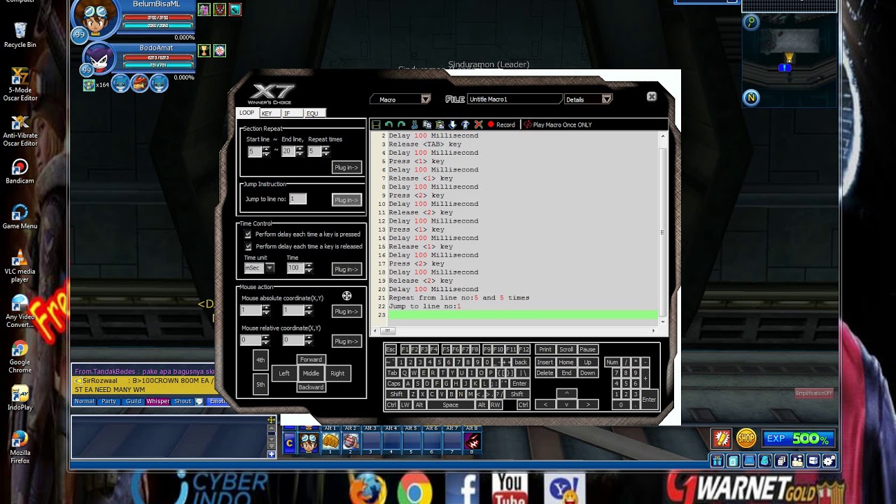 Tutorial Bot Digimon Master Online Menggunakan Mouse Macro X7 | DMO ...