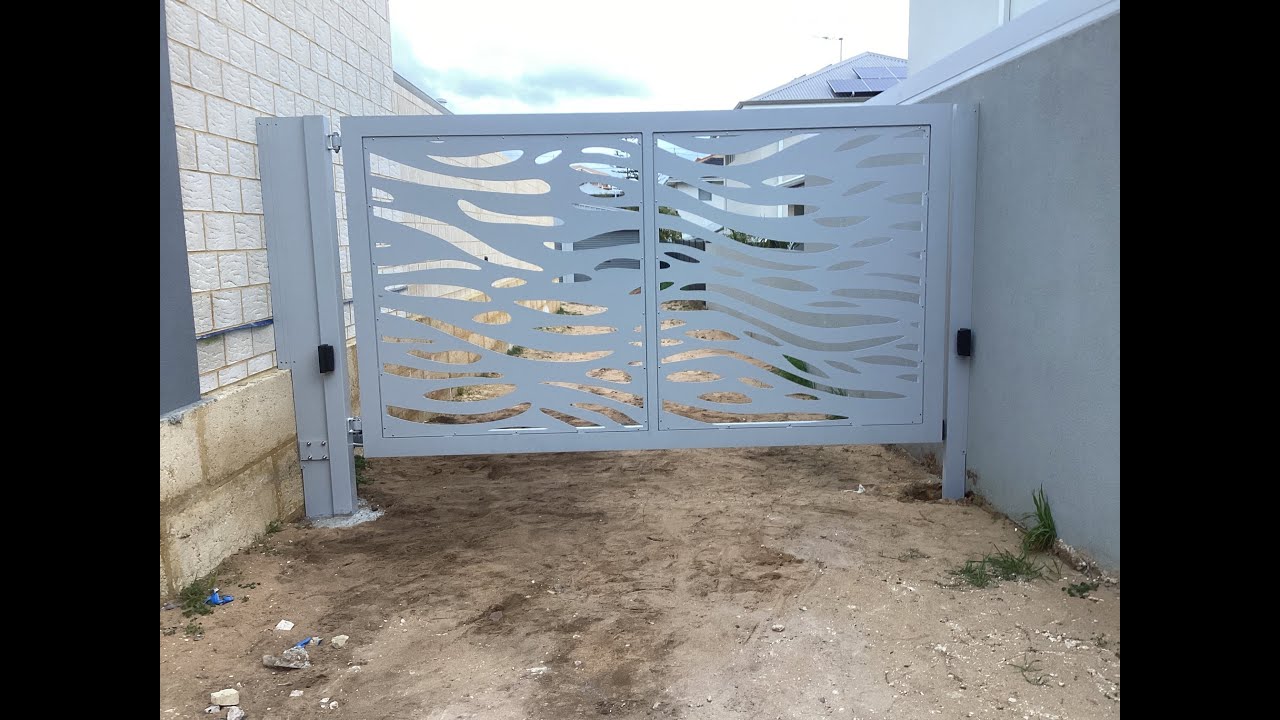 Electric Swing Gate ~ Wave Design🌊 | Western Automate - YouTube