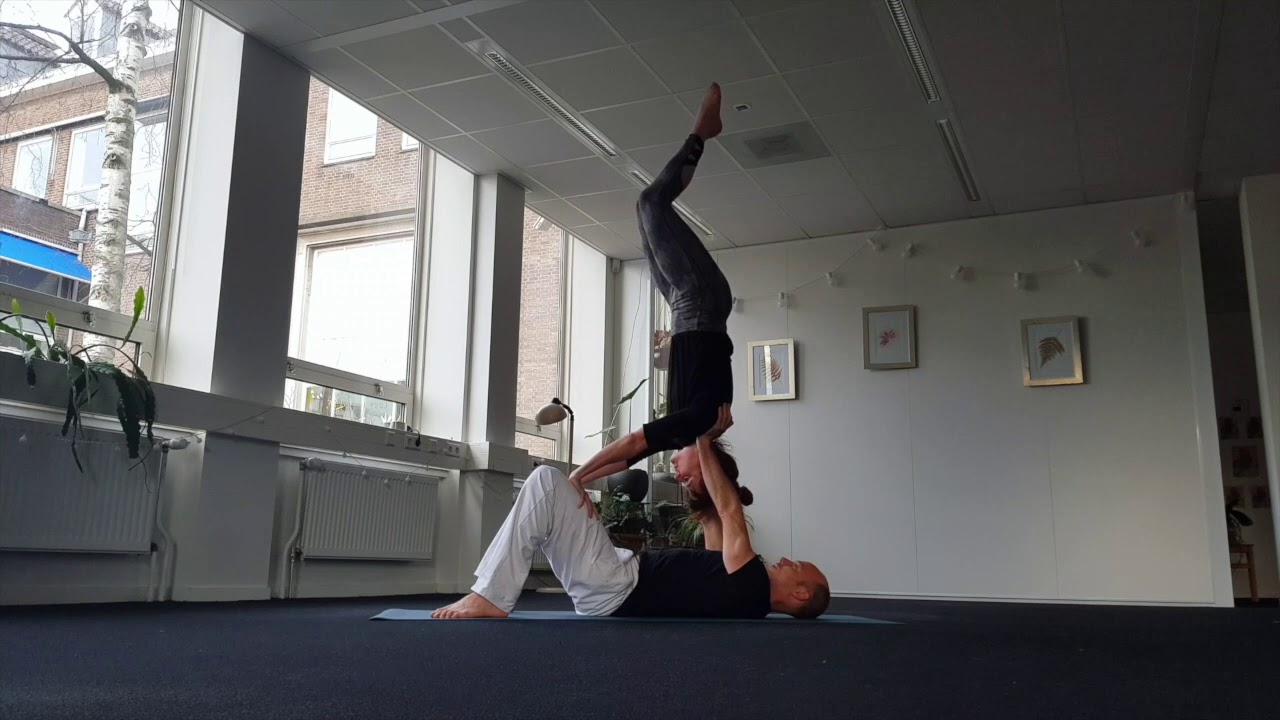 Shoulderstand Progressions - YouTube