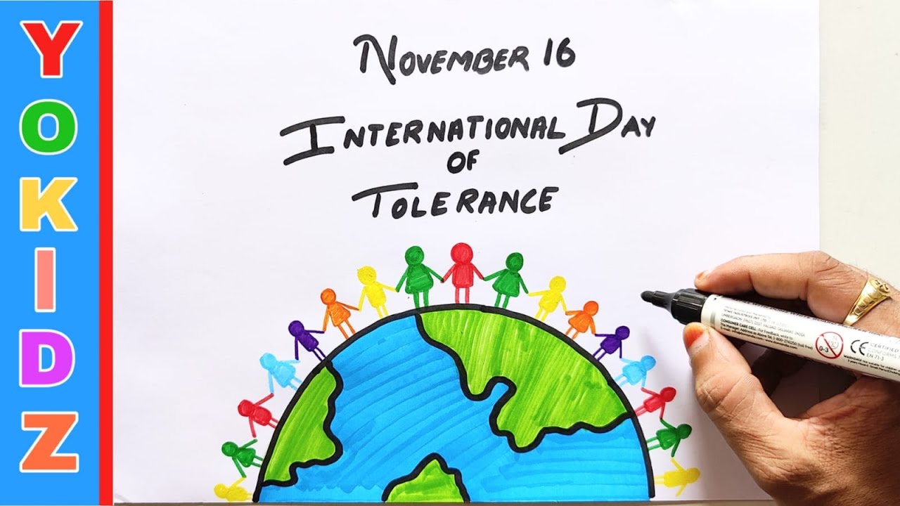 International Tolerance Day | Tolerance Day Drawing - YouTube