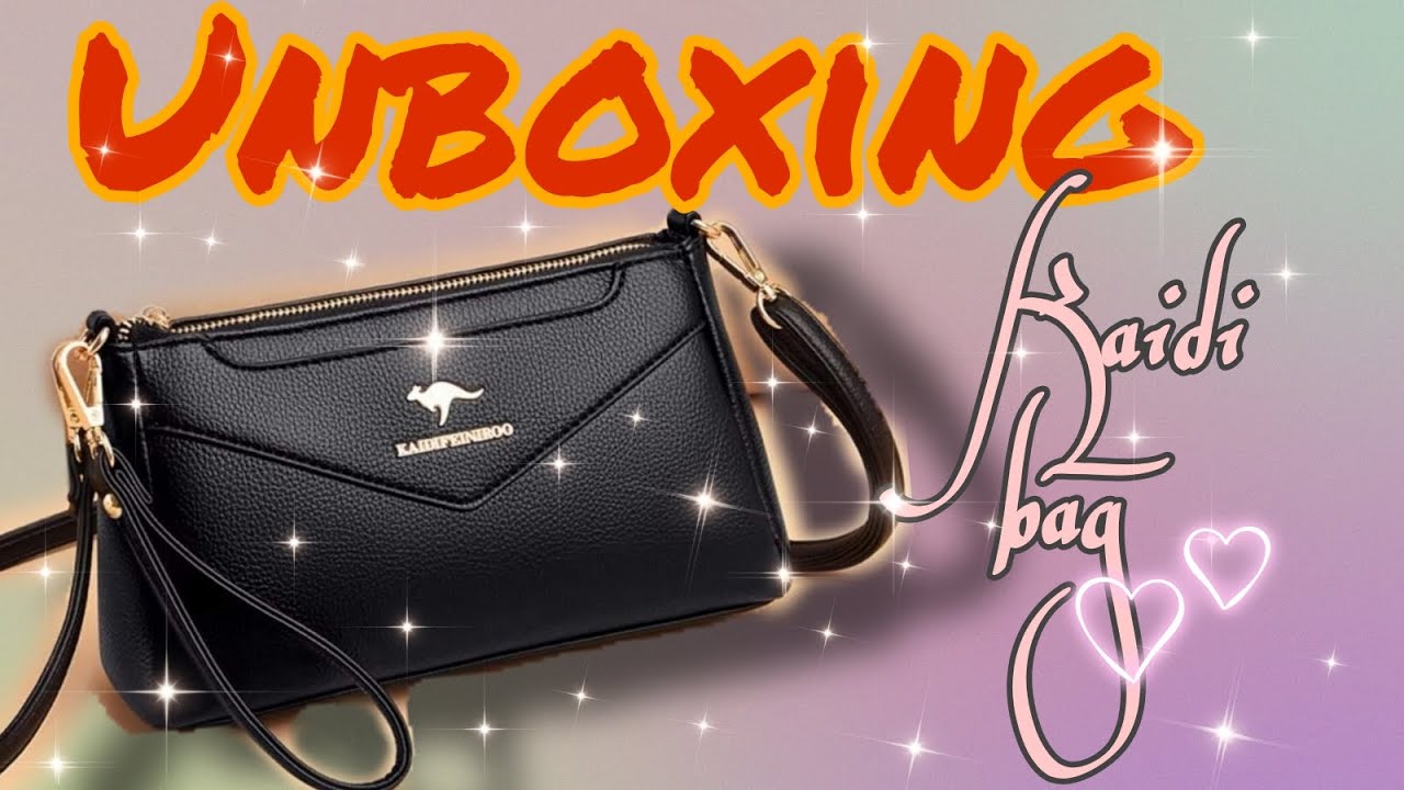UNBOXING KAIDI BAG - YouTube