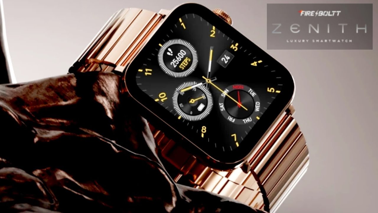 FIRE BOLTT Zenith Luxury Smart Watch Review Price Specifications #fireboltt #zenith # ...