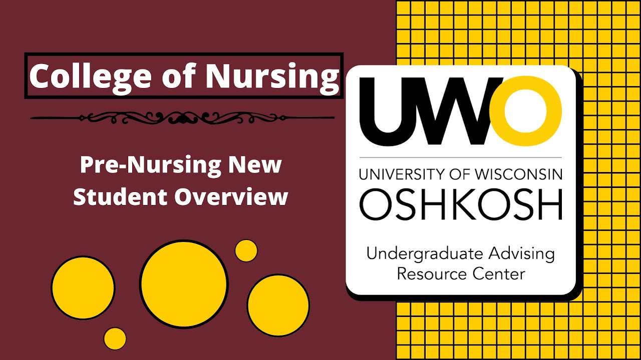 Pre-Nursing New Student Overview - YouTube