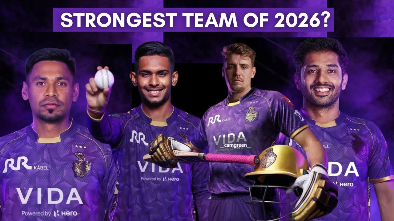 KKR Auction 2026 Review | Full Squad, Strategy & Best Playing XI - YouTube