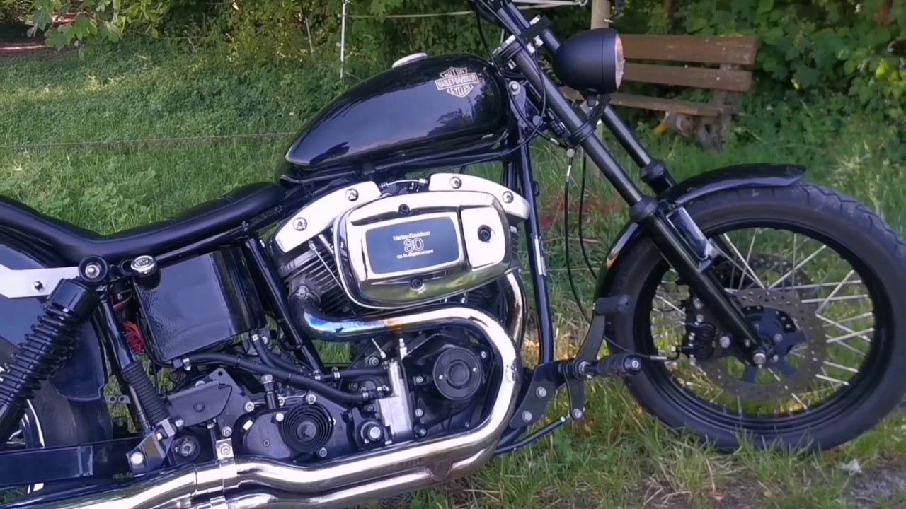 Harley Davidson Shovelhead FXE Super Glide 1984 Custom Exhaust ...