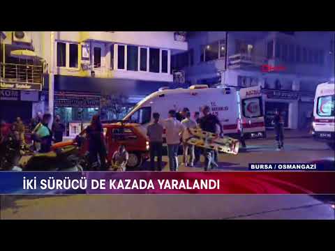 BURSA’DAKİ DRİFT KAZASI KAMERALARA YANSIDI