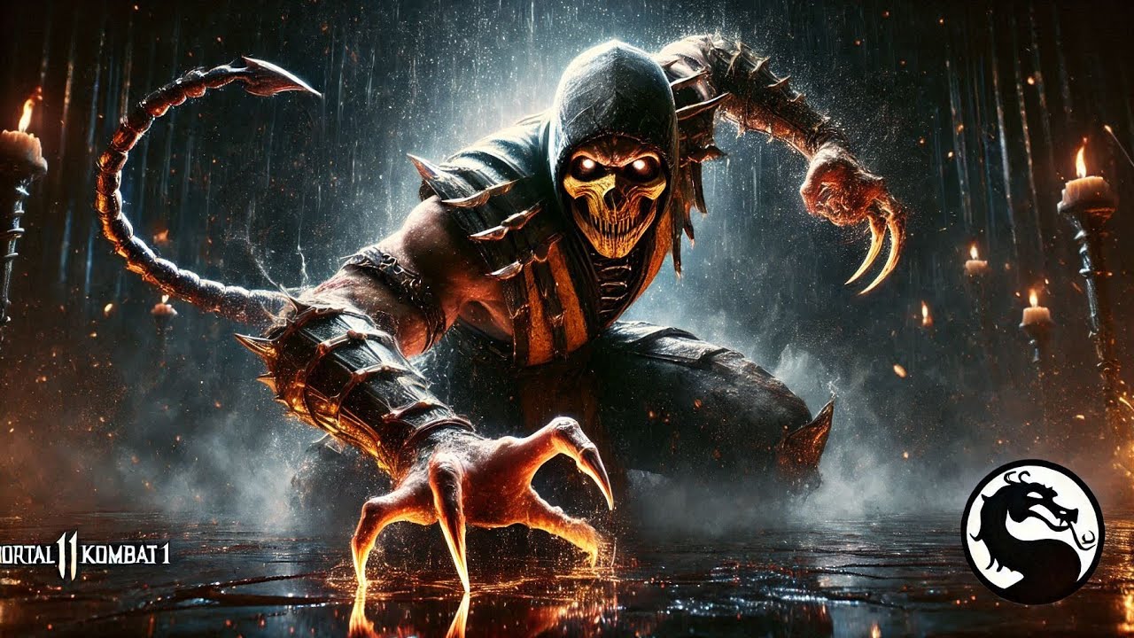 Mortal Kombat 1 Scorpion Master vs Young Scorpion - YouTube