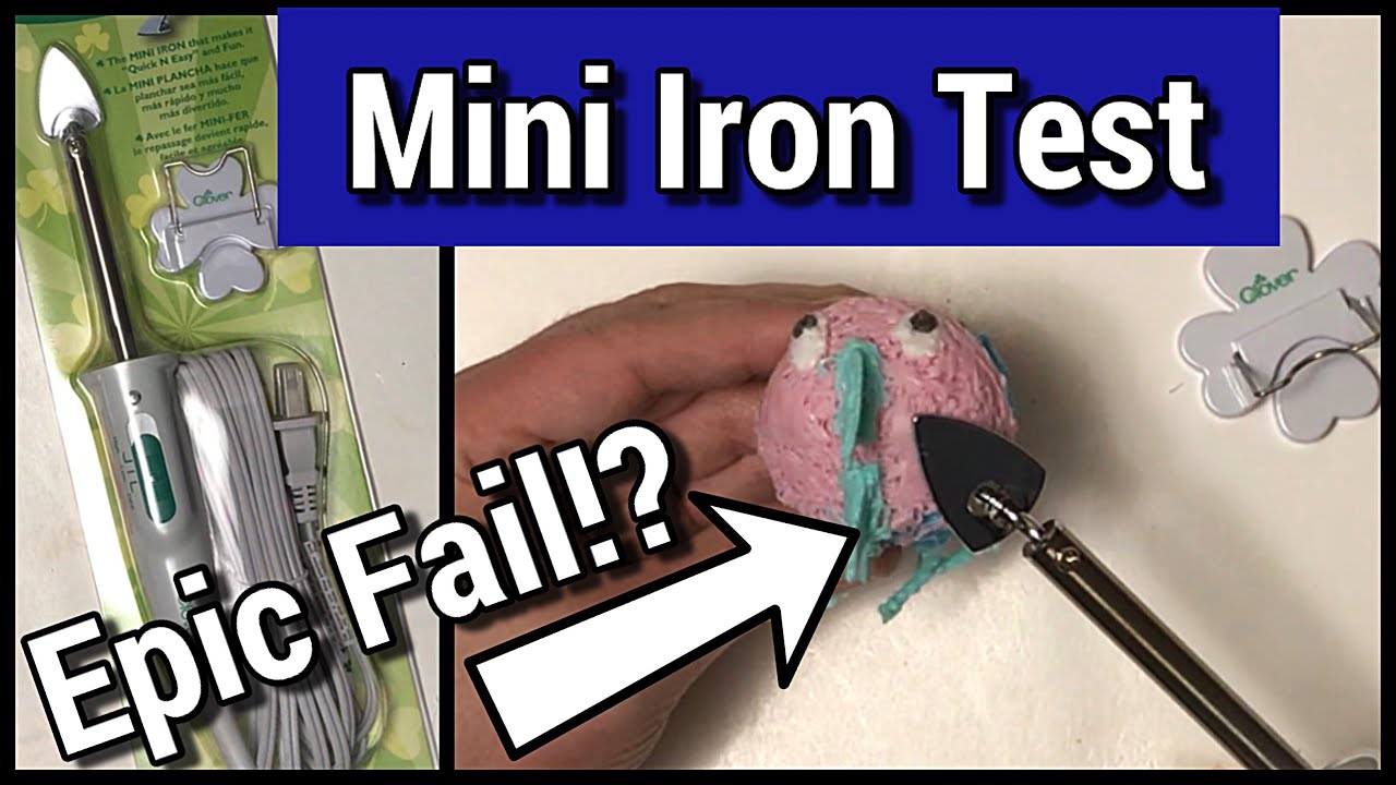 Clover Mini Iron - Smoothing a 3D Pen Creation - YouTube