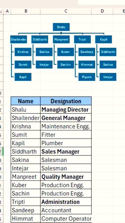 Mastering Hierarchy Charts in Excel Tutorial! #ExcelTutorial # ...