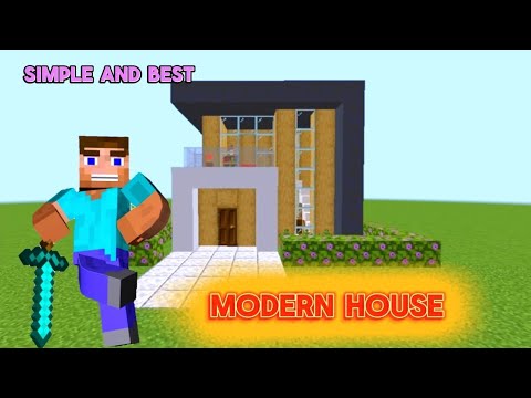🏠Simple And Best Modern House In Minecraft 1.20 [ Bedrock Edition ...