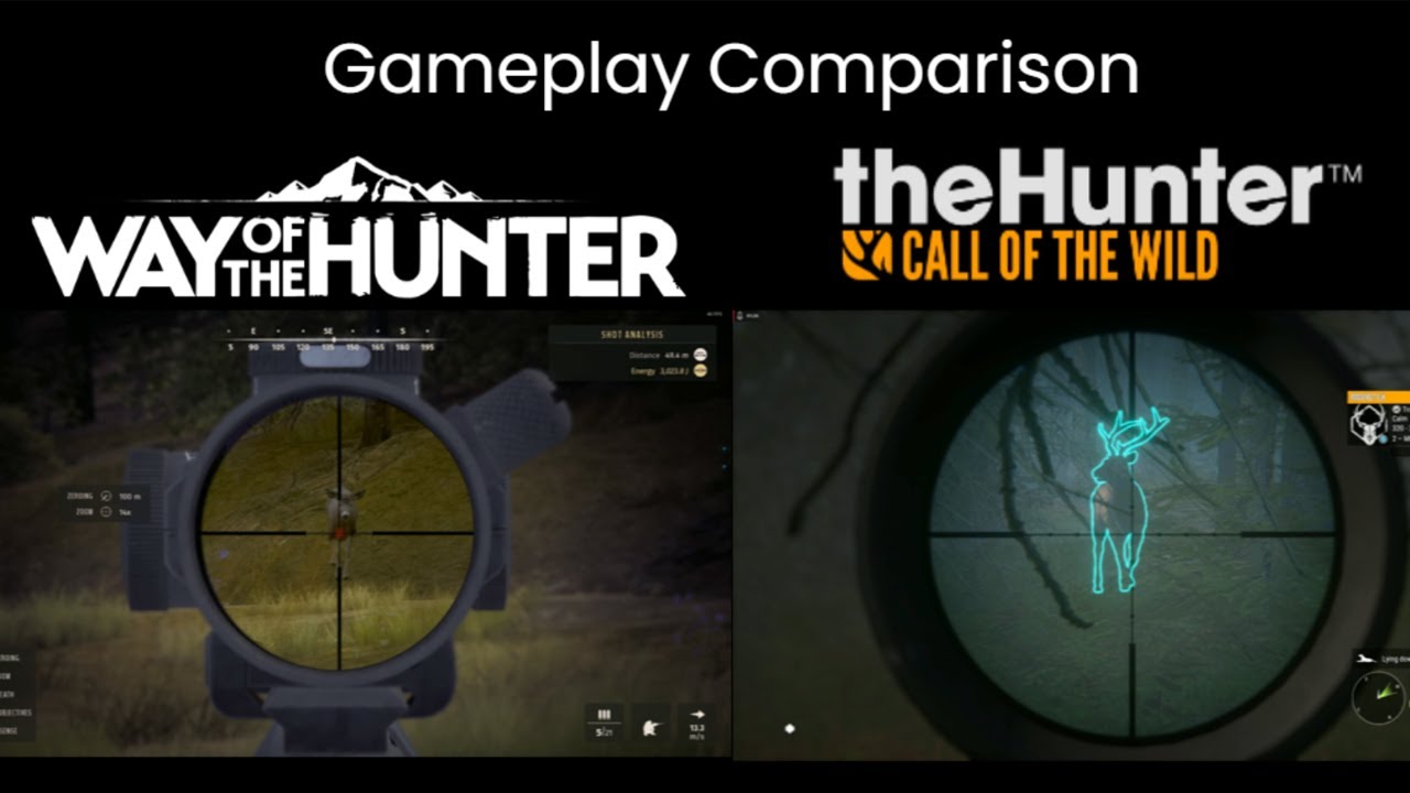 Way of the Hunter vs theHunter: COTW | Quick Comparison! - YouTube