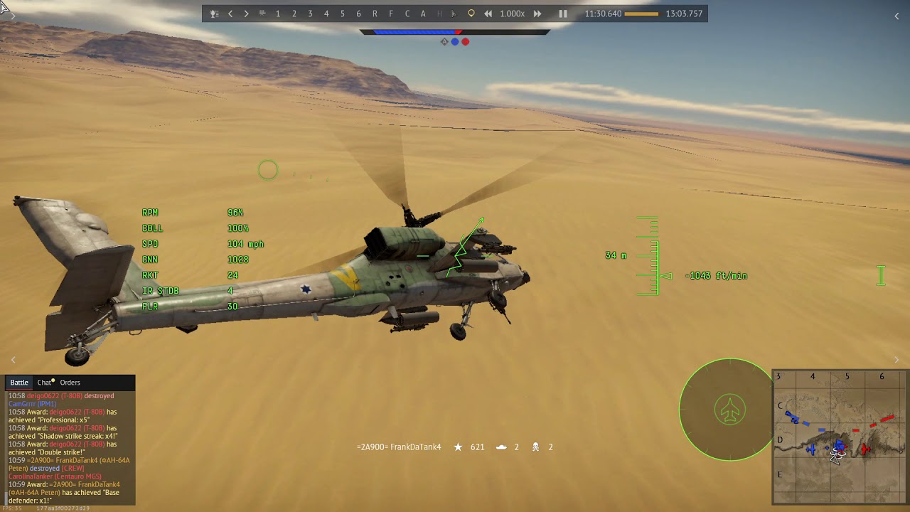 My gutsiest and most ballsy M230E1 30mm gun run to date! [AH-64A "Peten ...