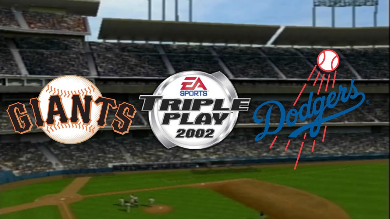 Triple Play Baseball 2002 Full Game sim: Giants @ Dodgers - YouTube