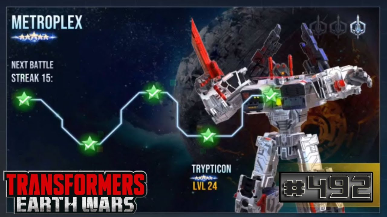 Transformers Earth Wars Episode 492 - Titan Assault 20250524 Metroplex ...