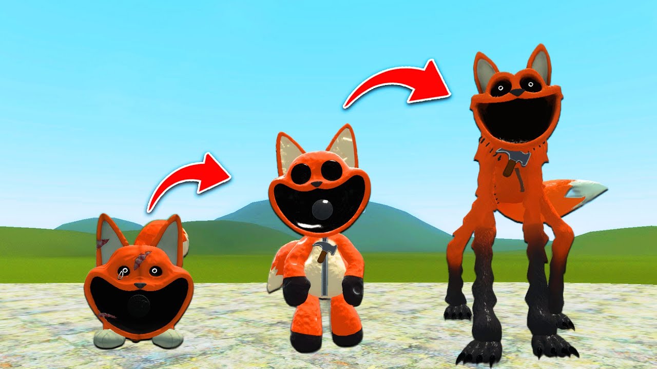 Evolution OF FORGOTTEN Smiling Critters FOX Poppy Playtime Chapter 3 In ...