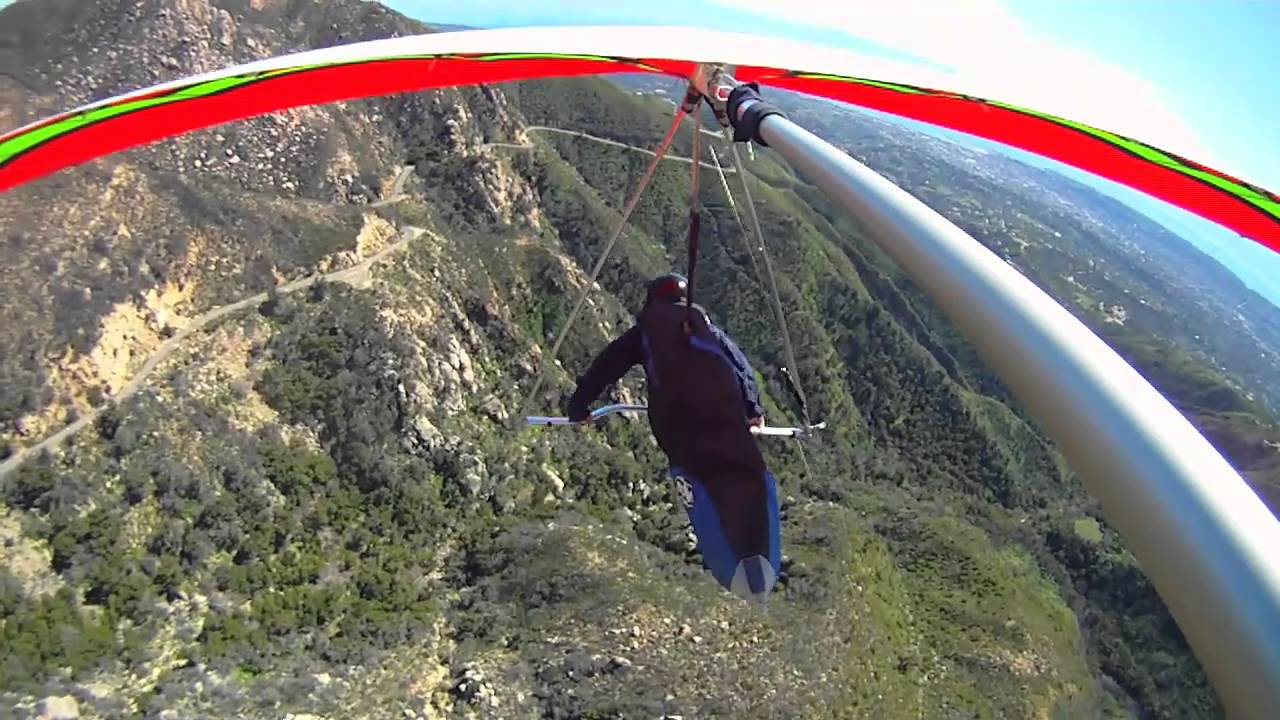 Hang Gliding Santa Barbara Winter 2011 - YouTube