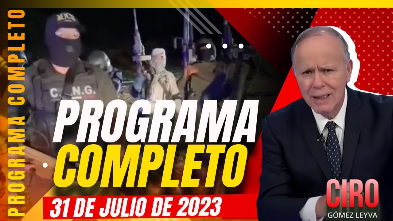 CJNG exhibe integrantes, vehículos y armamento | Ciro Gómez Leyva ...