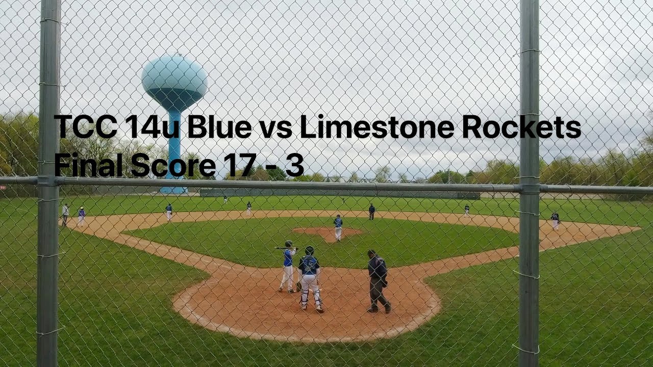 TCC 14u Blue vs Limestone Rockets - YouTube