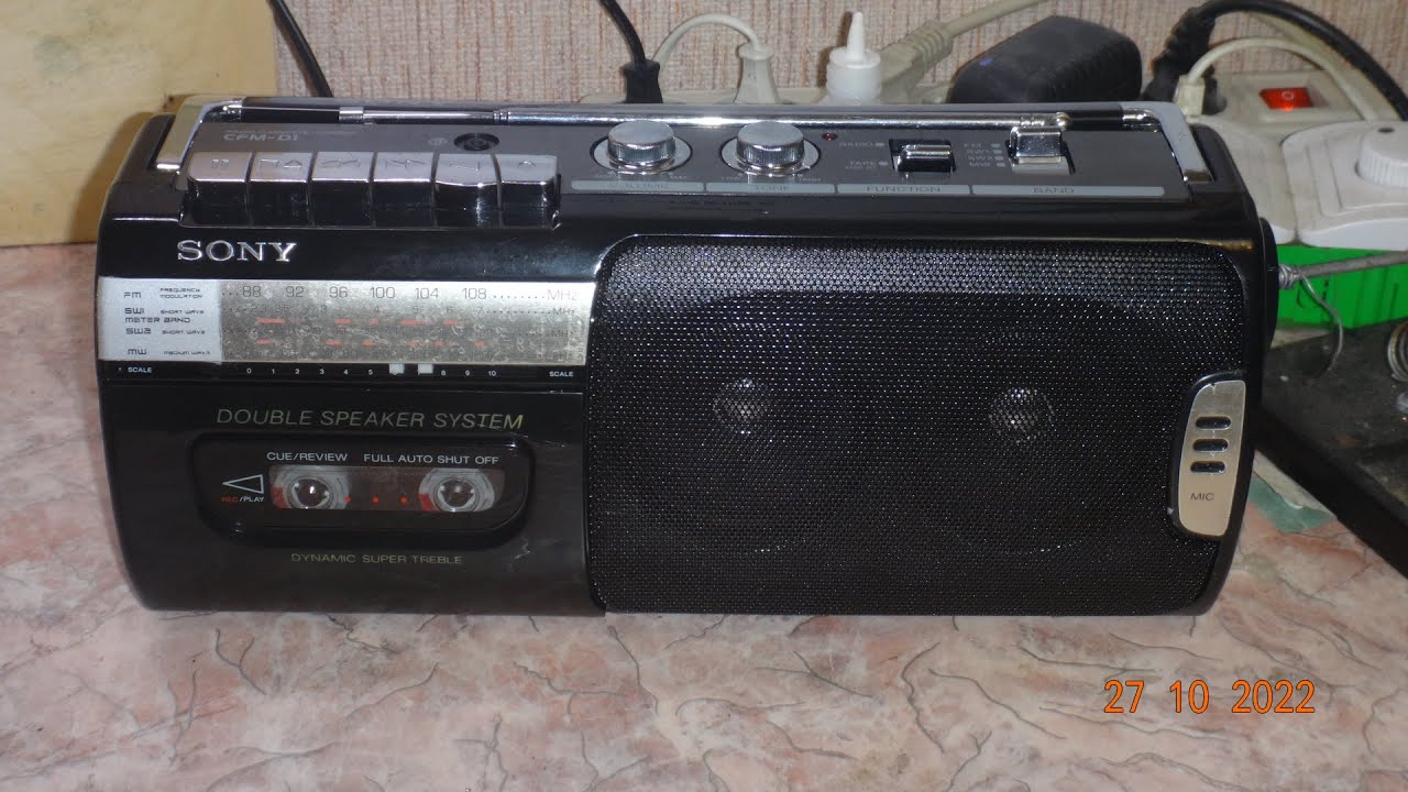 Sony CFM D1. Профилактика. - YouTube
