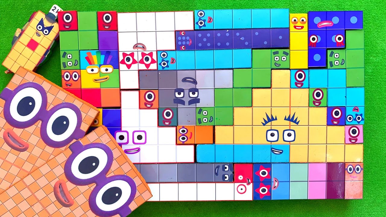 Looking for Numberblocks NEW 581 Puzzle Tetris Shape ASMR chirping of ...