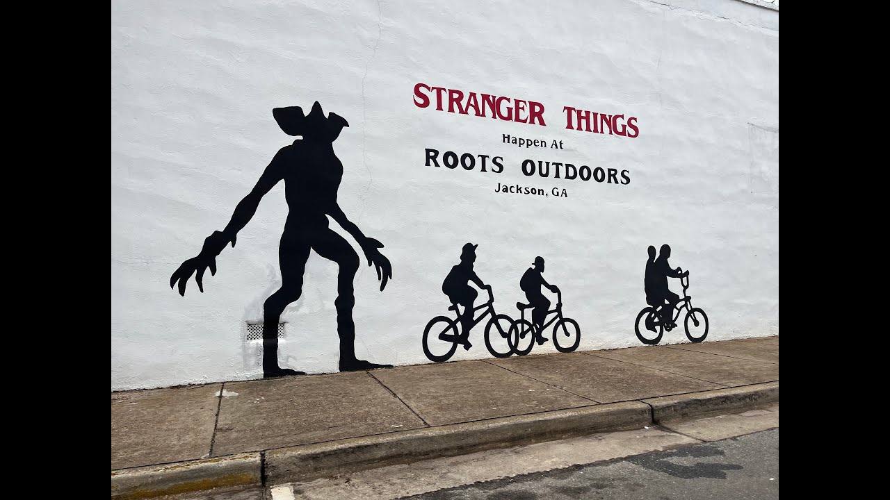 "Stranger Things" Self Guided Locations Tour - YouTube