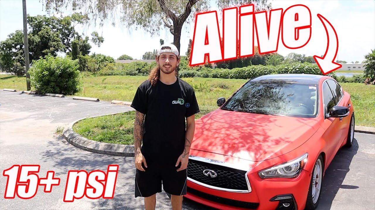 Supercharged Q50 is ALIVE | Street Pulls 15+ psi - YouTube