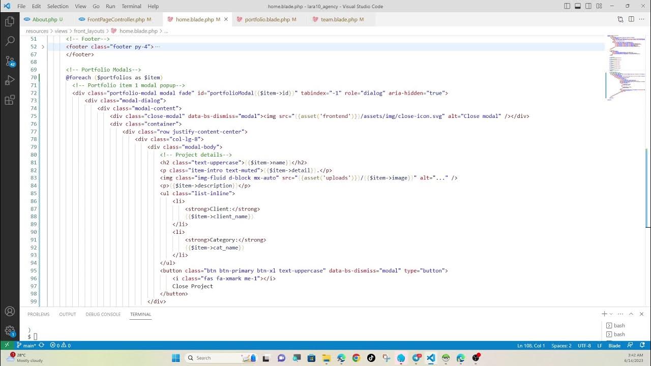 Develope Website With Laravel 10 Step By Step 2023 Laravel10 Sourngtech Youtube