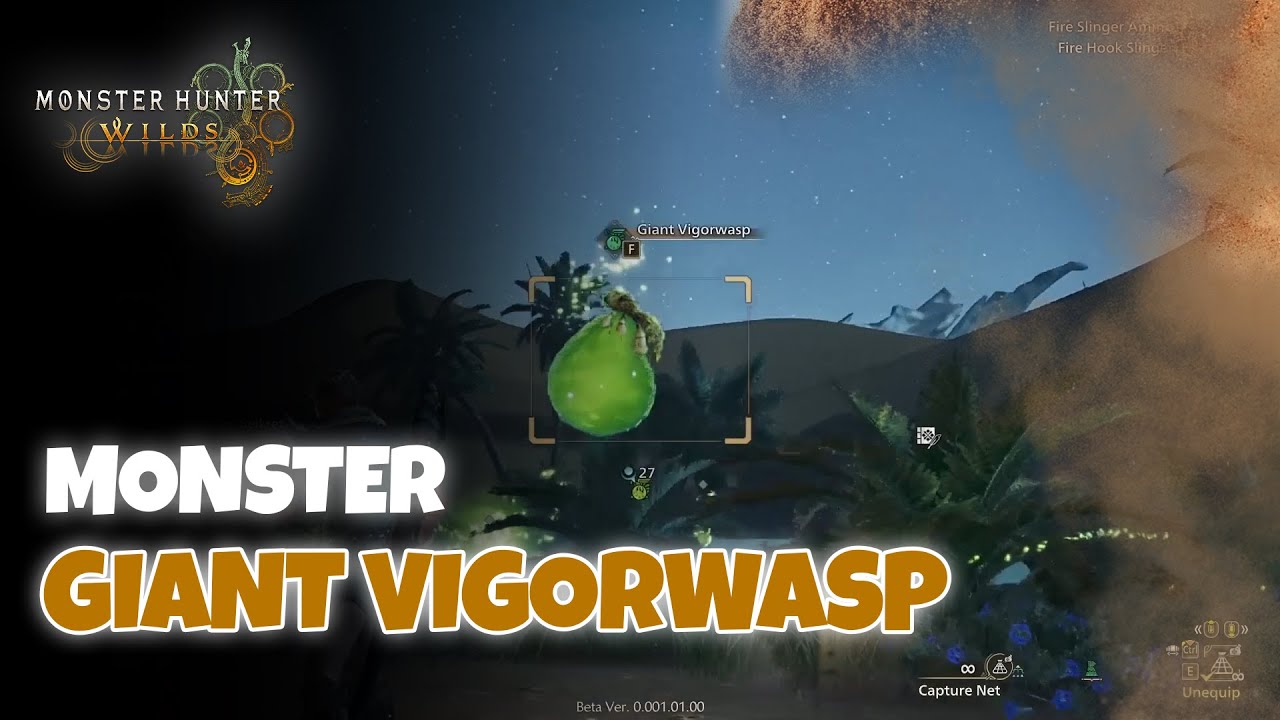 Giant Vigorwasp Monster Hunter Wilds - YouTube