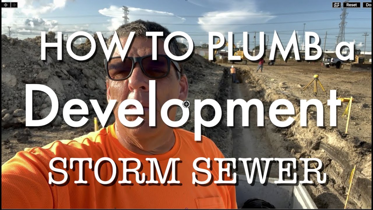 How to Plumb a Development -STORM SEWER - YouTube