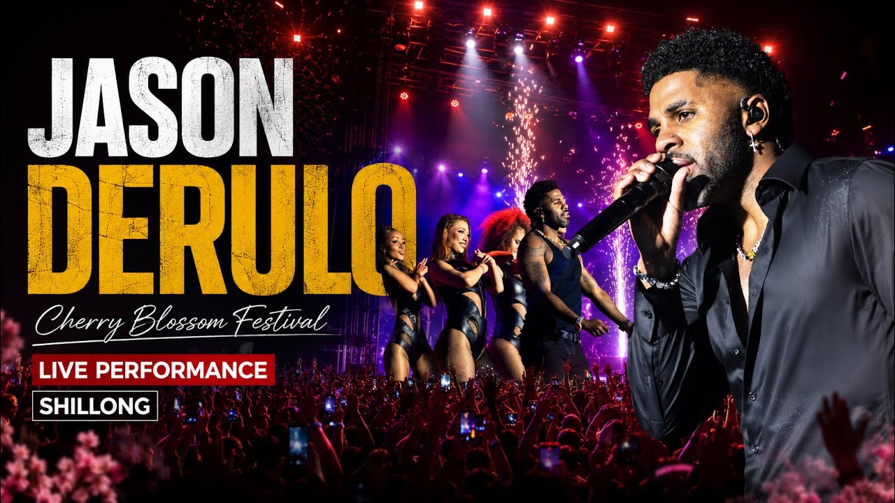 JASON DERULO live in Shillong || Cherry Blossom Festival 2025 - YouTube
