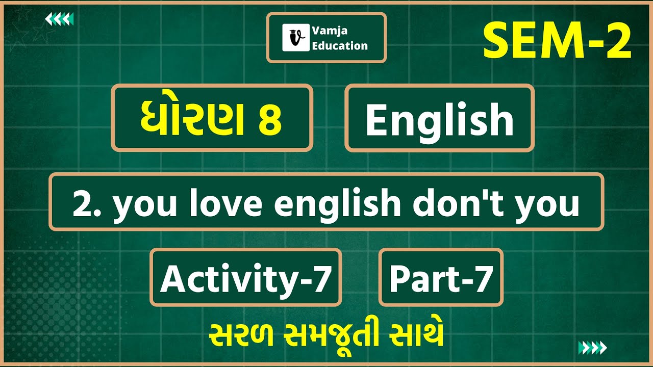 Std 8 English Unit 2 Activity 7 Sem 2 Std 8 English Chapter 2 You std-8-english-unit-2-activity-7-sem-2-std-8-english-chapter-2-you