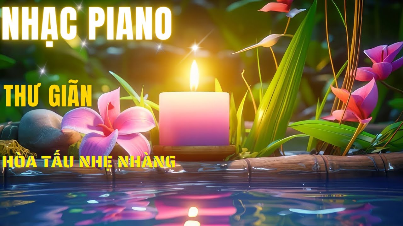 Nhạc Piano thư giãn, nhạc spa, thiền định, giảm căng thẳng và lo âu ...