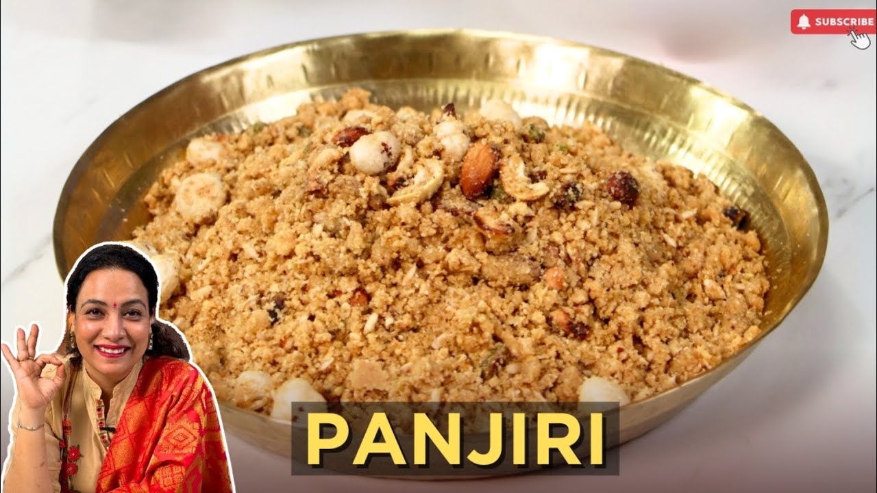 Panjiri Recipe | Healthy Winter Special | Easy Punjabi Panjiri Recipe ...