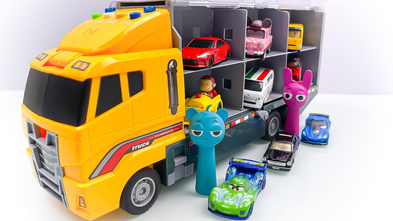 Disney Pixar Cars | Unbox 12 Takara Tomy Cars Hidden In The Large ...
