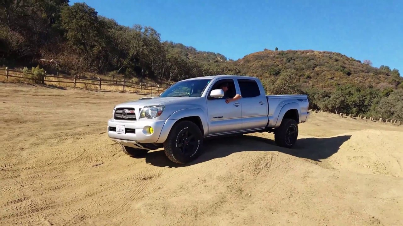 Tacoma TRD Sport @ Hollister hills 4x4 obstacle course 1 - YouTube