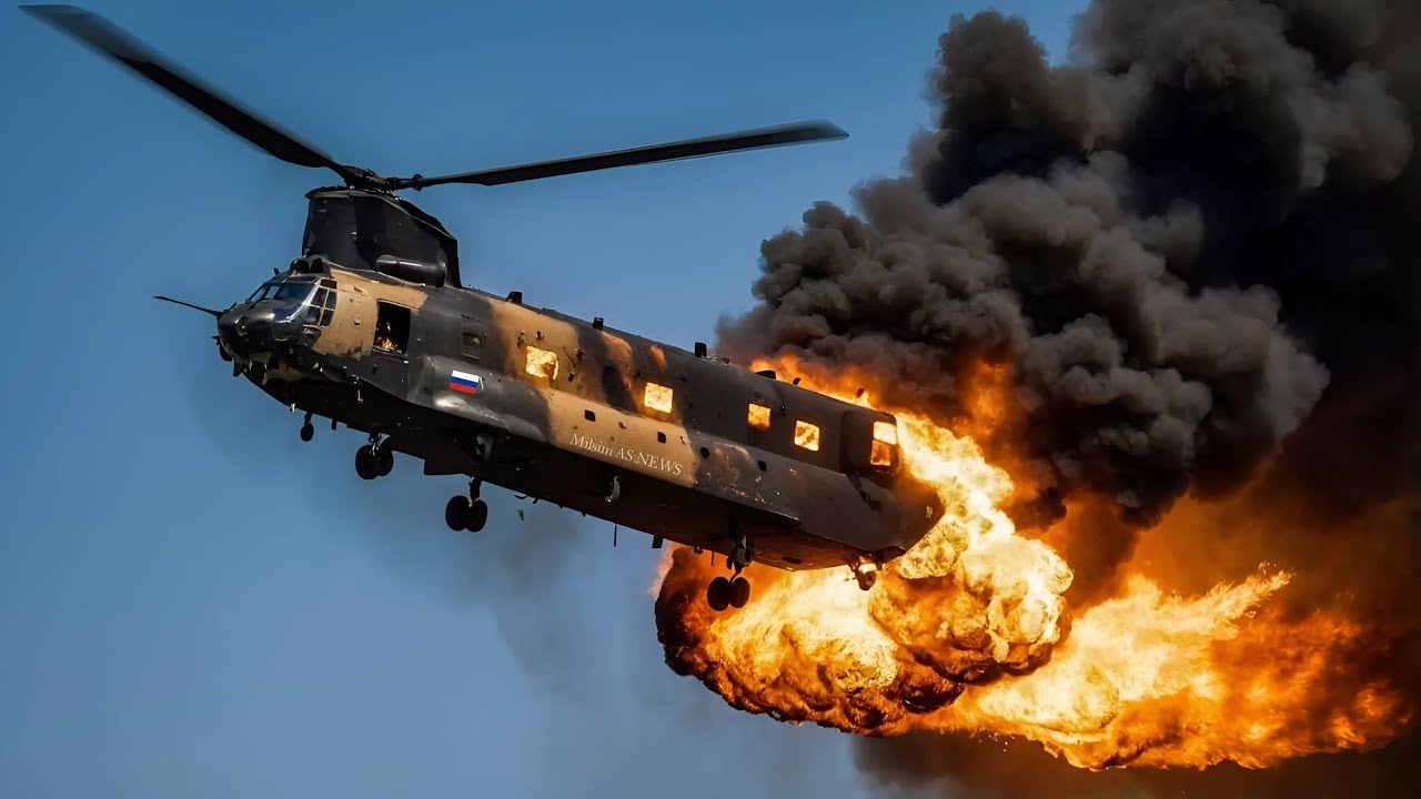 1 minute ago! Russian CH-47F Chinook Helicopter Carrying 780 Special ...