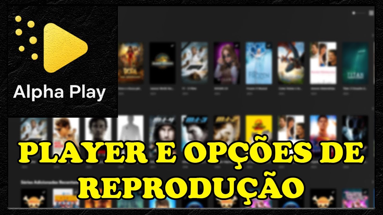 Alpha Play Player e Opções de Reprodução - YouTube