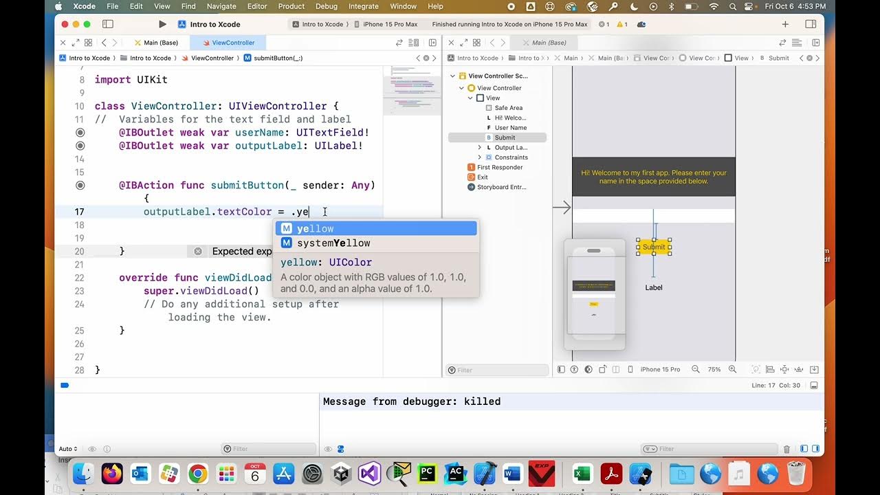 Xcode: Basic Programming - YouTube